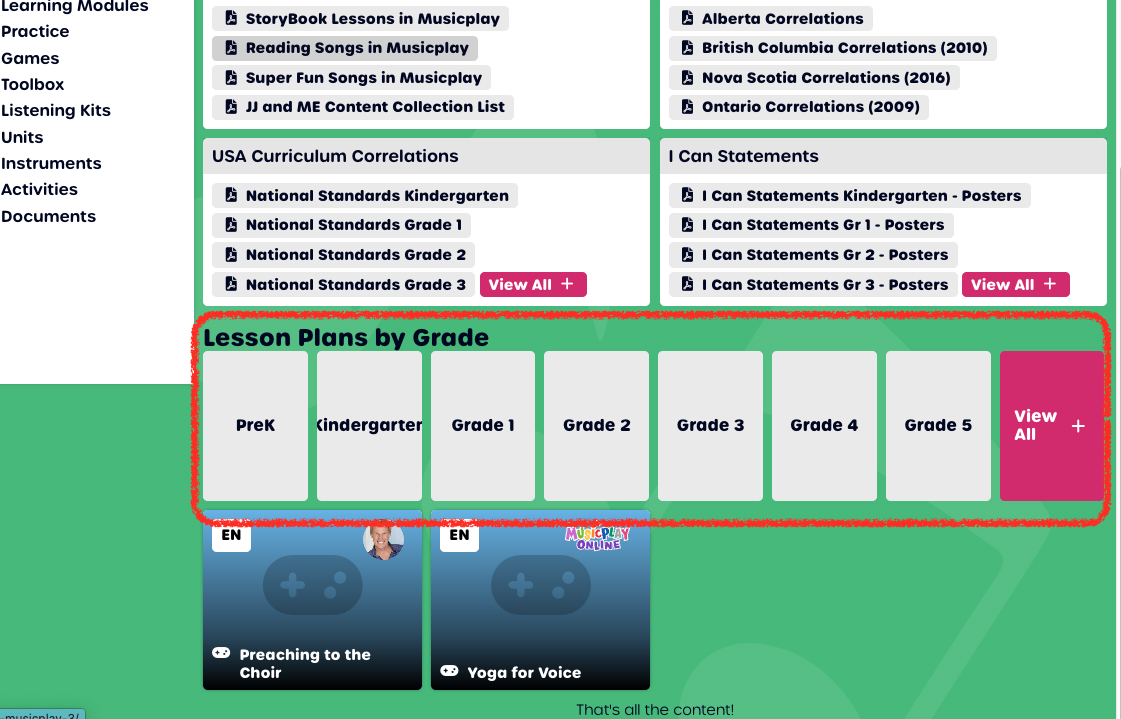 How do I plan my lesson using MusicplayOnline?